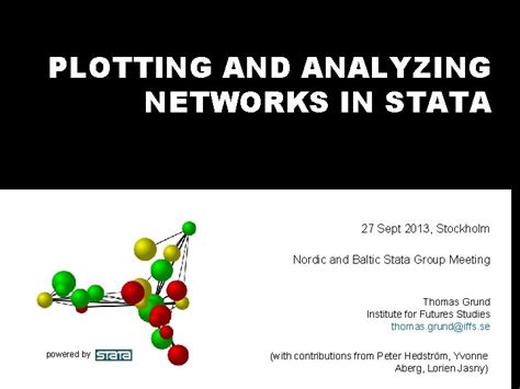 Plotting And Analyzing Networks In Stata 27 Sept