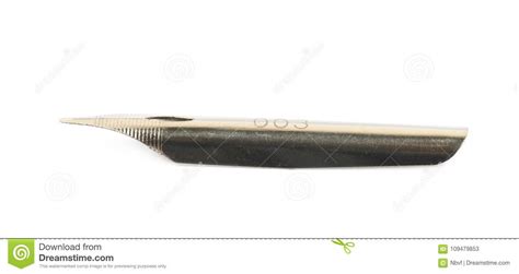 Ink Pen Metal Nib Isolated Stock Image Image Of Communication 109479853