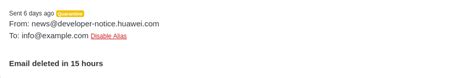 Quarantined Email Sometimes Says Deleted In The Future · Issue 1236