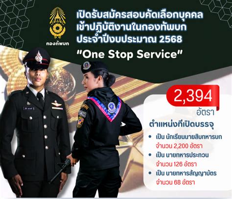 🪖กองทัพบก Army Info Etc ข่าวเปิดสอบทหารทุกเหล่าทัพ