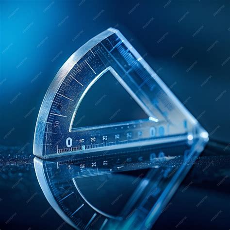 A Digital Protractor Displaying The Angle Of A Cut Premium Ai Generated Image