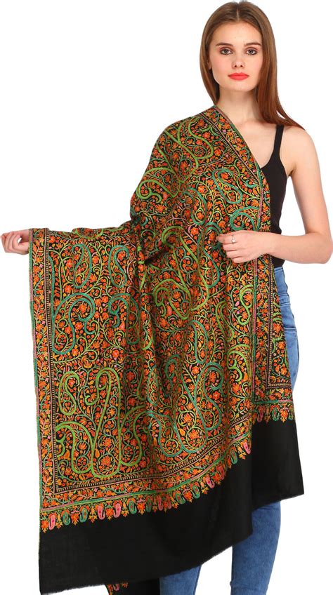 Pashmina Embroidered Shawl At Gladys Roy Blog