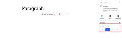 Paragraph Gutenberg Blocks By BlockArt