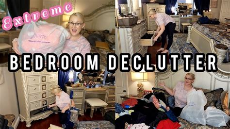 EXTREME BEDROOM DECLUTTER Clean And Declutter With Me YouTube