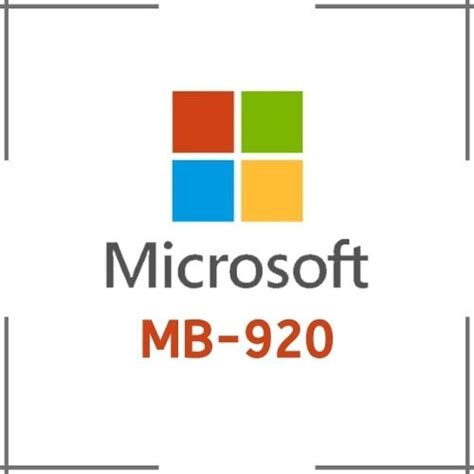 Microsoft Dynamics 365 Fundamentals Erp Mb 920 Exam Voucher
