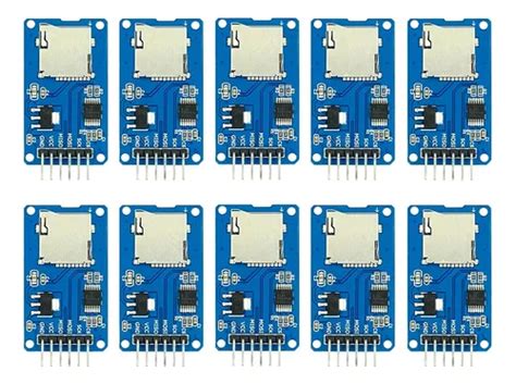Tecneu Módulos Lector De Tarjetas Micro Sd Tf Para Microcontrolador SPI V Para