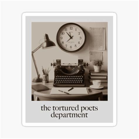 Ttpd Aesthetic Sticker For Sale By Sadieillust Redbubble