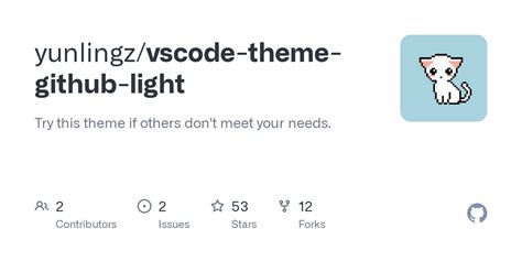 Vscode Theme Github Light Github Light Theme Color Theme Json At Master Yunlingz Vscode Theme