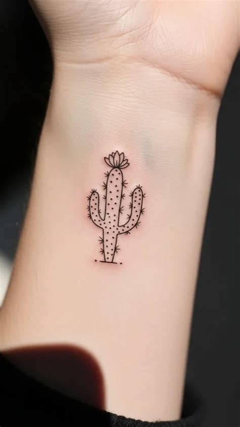 How To Create Tiny Cactus Tattoos That Add Personality