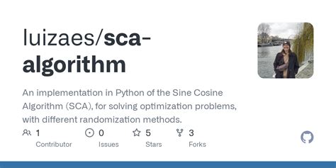 Github Luizaessca Algorithm An Implementation In Python Of The Sine Cosine Algorithm Sca