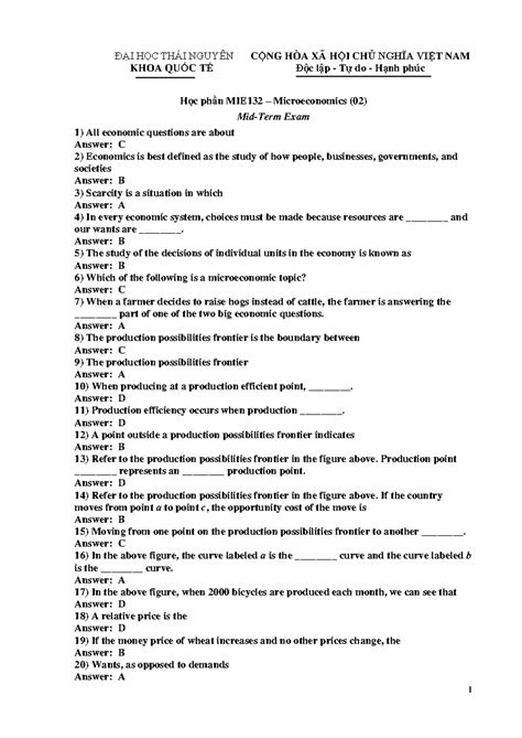 Midterm Exam 02 đáp án Assignment 1 ĐẠi HỌc ThÁi NguyÊn Khoa QuỐc TẾ CỘng HÒa XÃ HỘi ChỦ