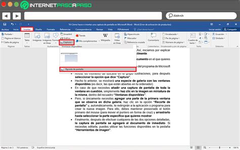 How To Take And Insert A Screenshot In Microsoft Word Step By Step Guide