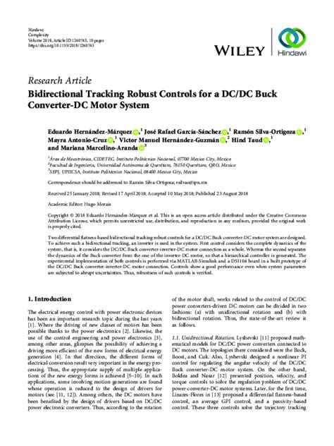 Bidirectional Tracking Robust Controls For A Dcdc Buck Converter Dc