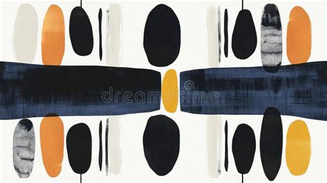 Abstract Composition Featuring Bold Shapes And Colors Creating A Modern Artistic Expression