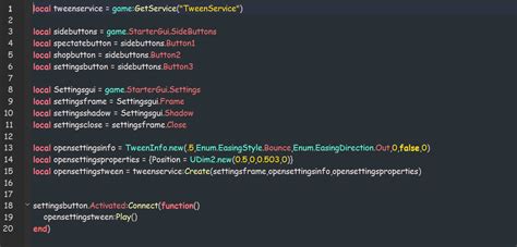 Gui Tween Not Playing Scripting Support Developer Forum Roblox