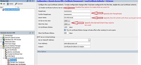 Configure Asa As A Local Ca Server And Anyconnect Headend Cisco
