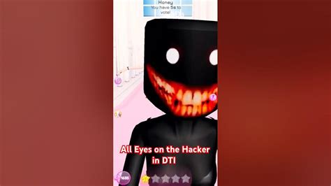 Creepy Hacker In Dress To Impress Hackers In Dti Roblox Dti Dresstoimpress Hacker