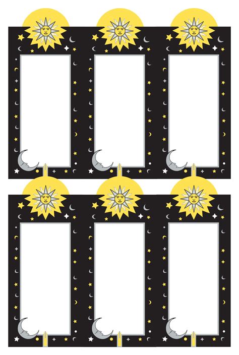 B63797 Sun Moon Stars 4th And Vine Labels