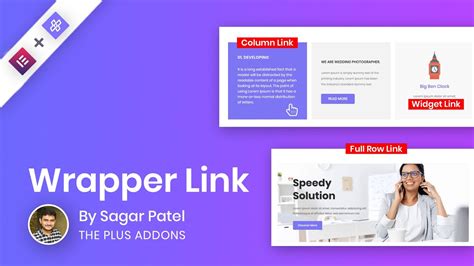 Add Wrapper Link To Sections Columns And Widget In Elementor Page Builder Youtube