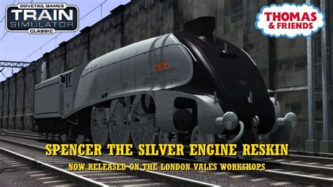 Spencer The Silver Engine Reskin Showcase Release Video Railworks Video By Adam Stroudley