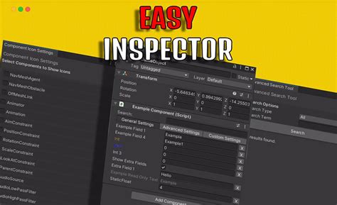 Unity插件 编辑器扩展包插件 EASY INSPECTOR CGalpha
