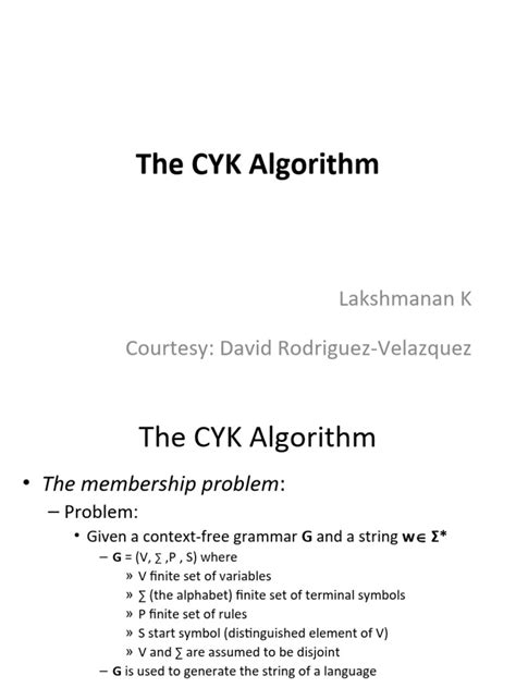 12 Application Of Cnf Cyk Algorithm 05102024 Pdf Computer