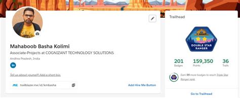Mahaboob Basha Kolimi On Linkedin Trailhead