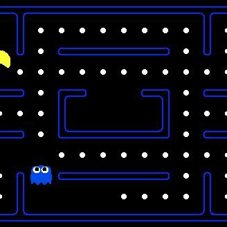 Pac Man In A Larger Maze With Two Ghost Opponents Download Scientific Diagram