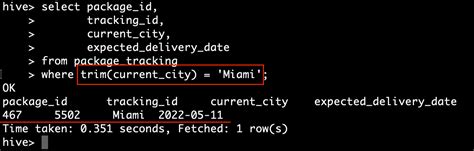 Trim Function In Hive With Examples