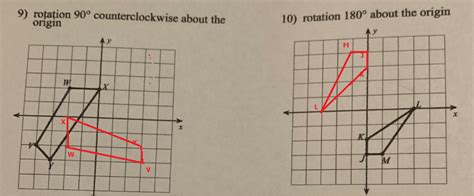 Solved Graph The Image Of The Figure Using The Transformation Given