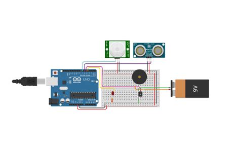 Circuit Design Flood Detector 3 Tinkercad