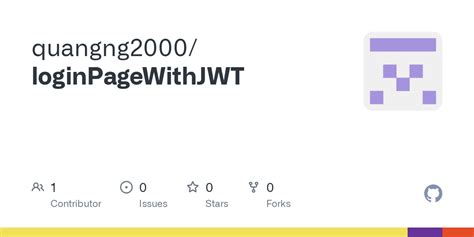 Github Quangng Loginpagewithjwt