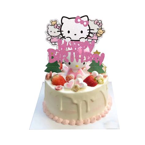 Hello Kitty Cake Kit Hello Kitty Cake Toppers Personalized