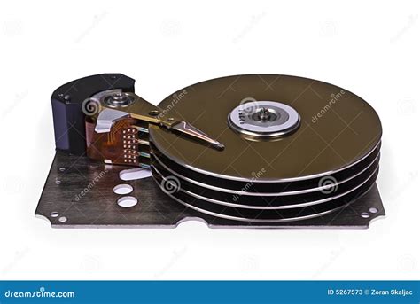 Internals Of A Hard Disk Drive Stock Image Image Of File Diskdrive 5267573