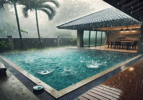 Regenwasser Im Pool Ausgleichen Poolabdeckung24