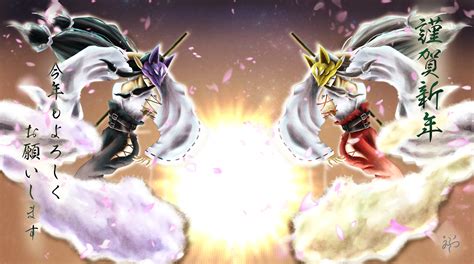 Kuzuhamon Kuzuhamon Miko Mode Sakuyamon Sakuyamon Miko Mode Digimon