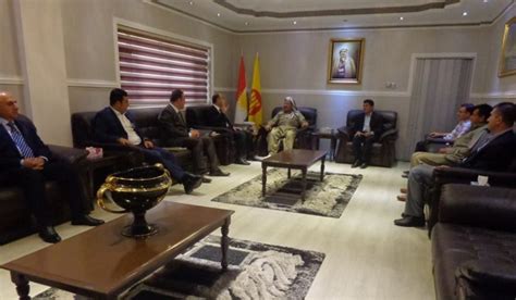 شاندێکی بزووتنەوەی دیموکراتی گەلی کوردستان،سەردانی پارتی دیموکراتی کوردستان دەکا