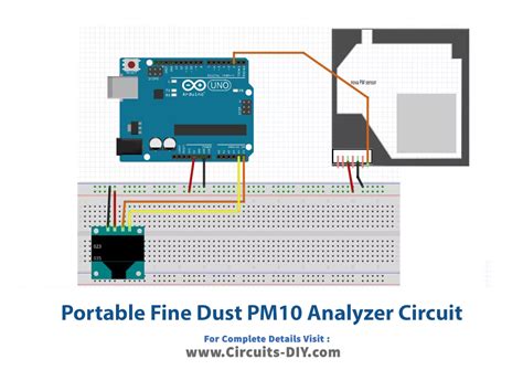 portable fine dust pm10 analyzer with oled