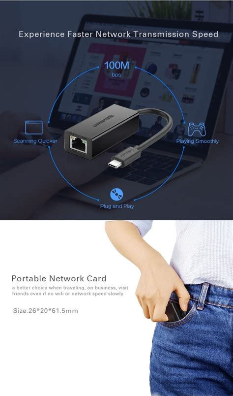 Ugreen Usb C Mbps Ethernet Adapter Powerhousepc