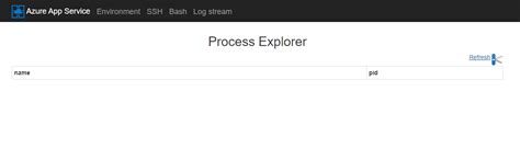 Missing Process Explorer Option For Azure Web Apps Microsoft Qanda