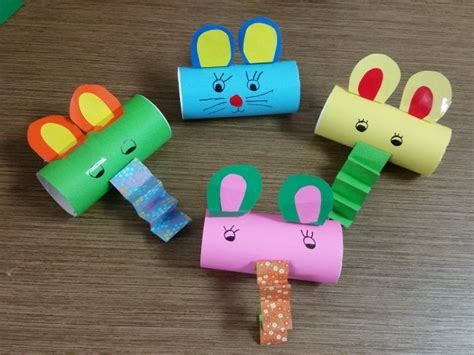 엄마표 미술놀이 휴지심 재활용을 이용한 휴지심공예 만들기 했어요 네이버 블로그