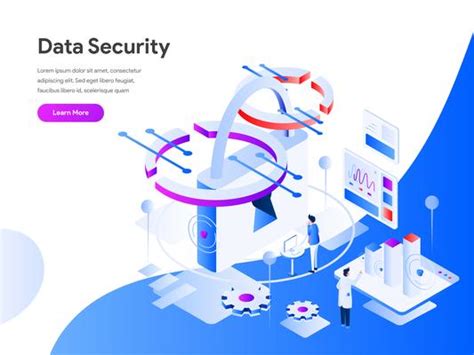 Data Security Isometric Vector Art Icons And Graphics For Free Download