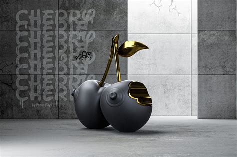 XL Cherie Cherry Black and Gold Limited Edition by PopandToys / PooL ...