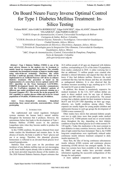 Pdf On Board Neuro Fuzzy Inverse Optimal Control For Type 1 Diabetes