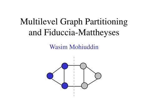 Ppt Multilevel Graph Partitioning And Fiduccia Mattheyses Powerpoint Presentation Id4145192
