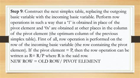 Simplex Method Maximisation Pptx