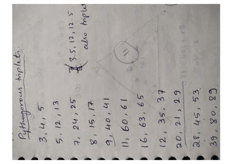 Pythagoras Triplets Pdf