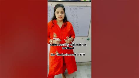 Cuberoot By Estimation Method For Class 8th Shorts Shortsyoutube