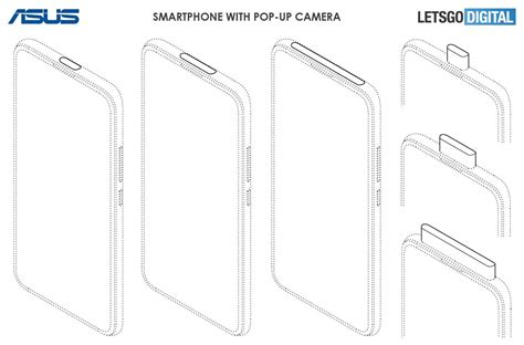 ASUS Pop Up Camera And Punch Hole Smartphone Patents Uncovered