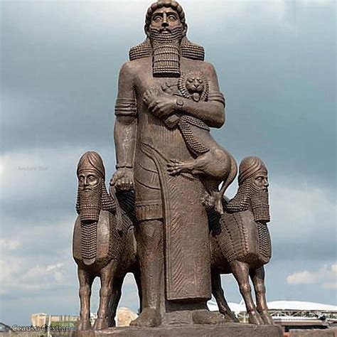 Authority Behold The Statue Of Gilgamesh The Legendary King Hero Of
